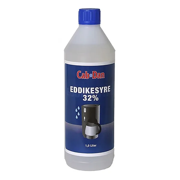 Eddikesyre 32% 1L - Røverkøb Farvehandel